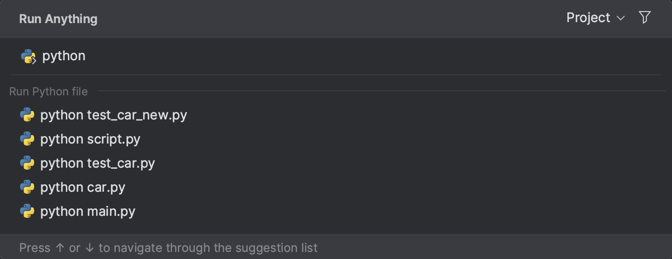 Run anything | PyCharm Documentation