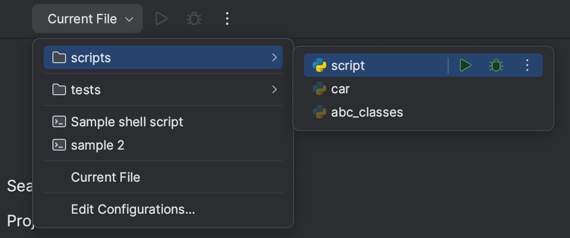 Run/debug configurations | PyCharm Documentation