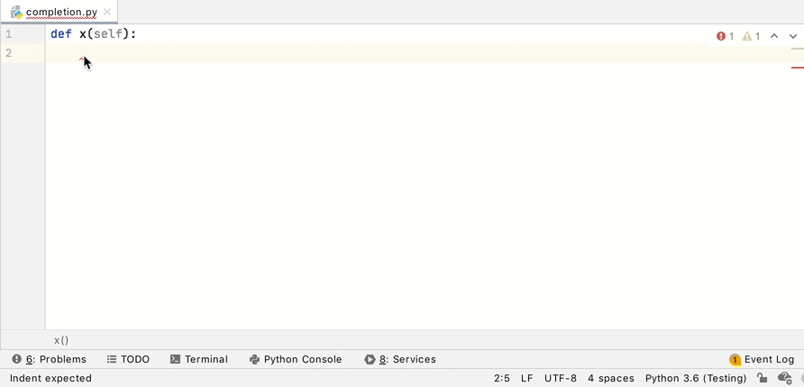Code completion | PyCharm Documentation