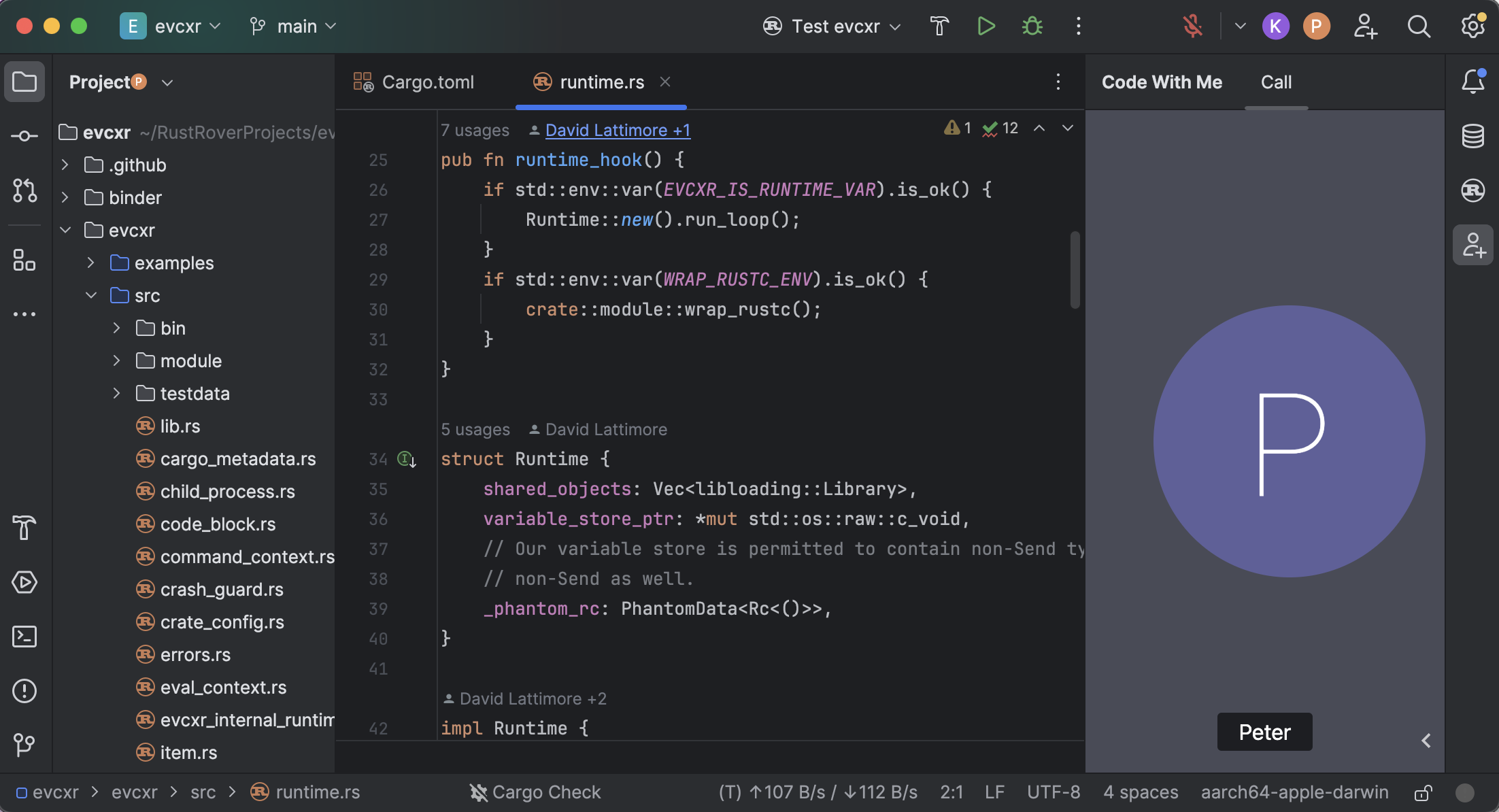 Getting started with Code With Me | RustRover Documentation