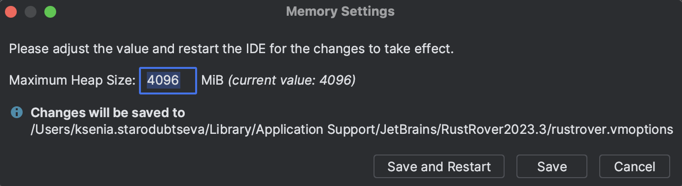 Performance tuning tips | RustRover Documentation
