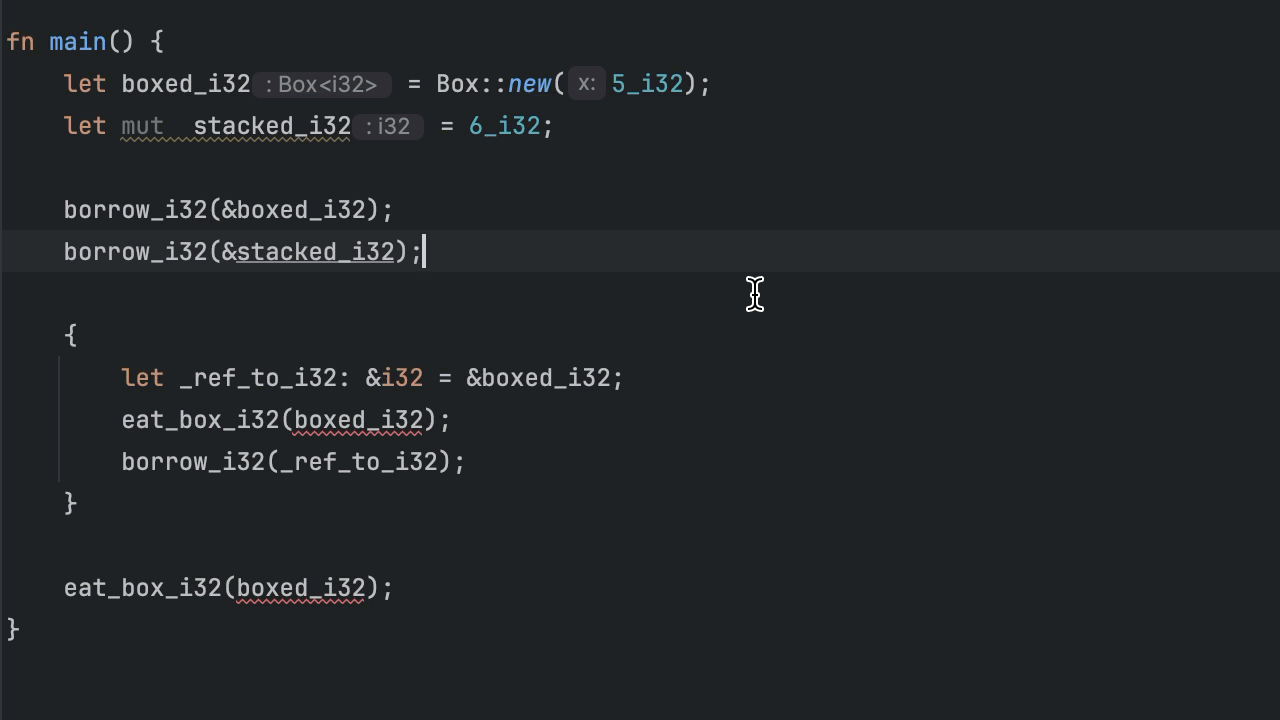 Code reference information | RustRover Documentation