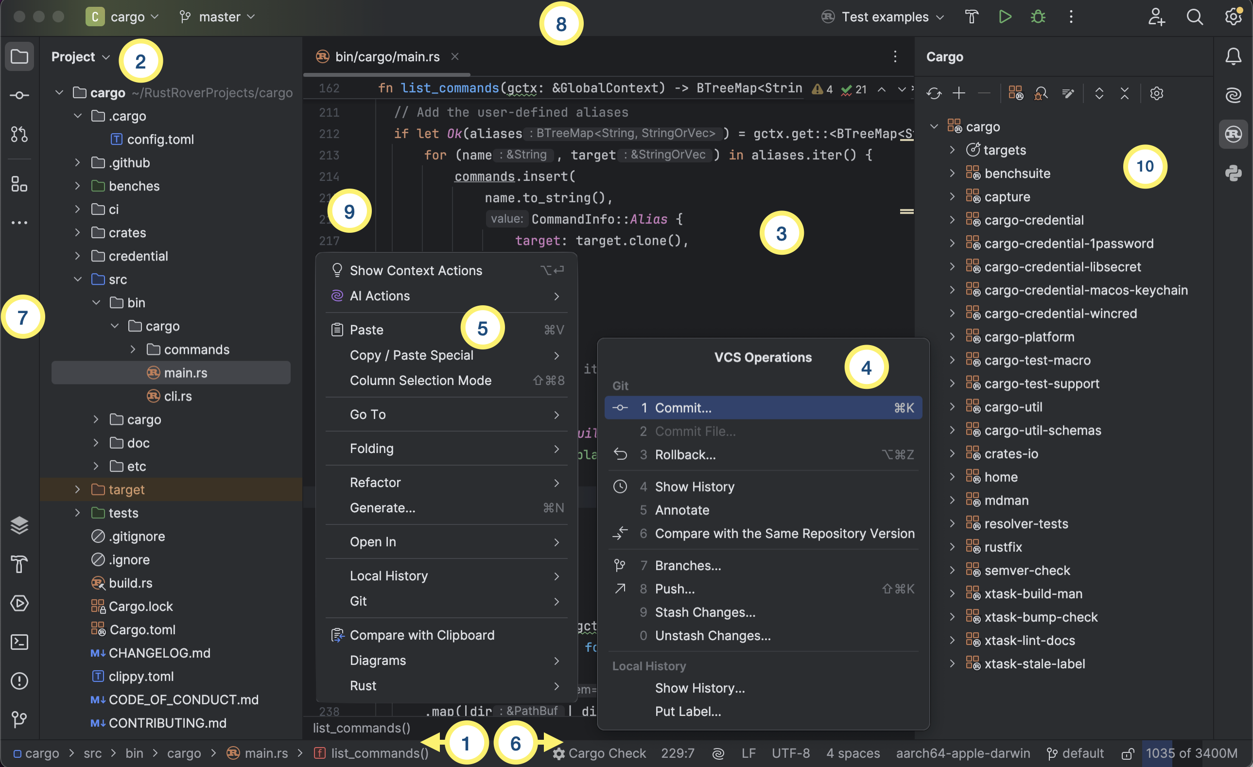 User interface | RustRover Documentation
