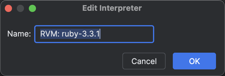 Configure a Ruby interpreter | RubyMine Documentation