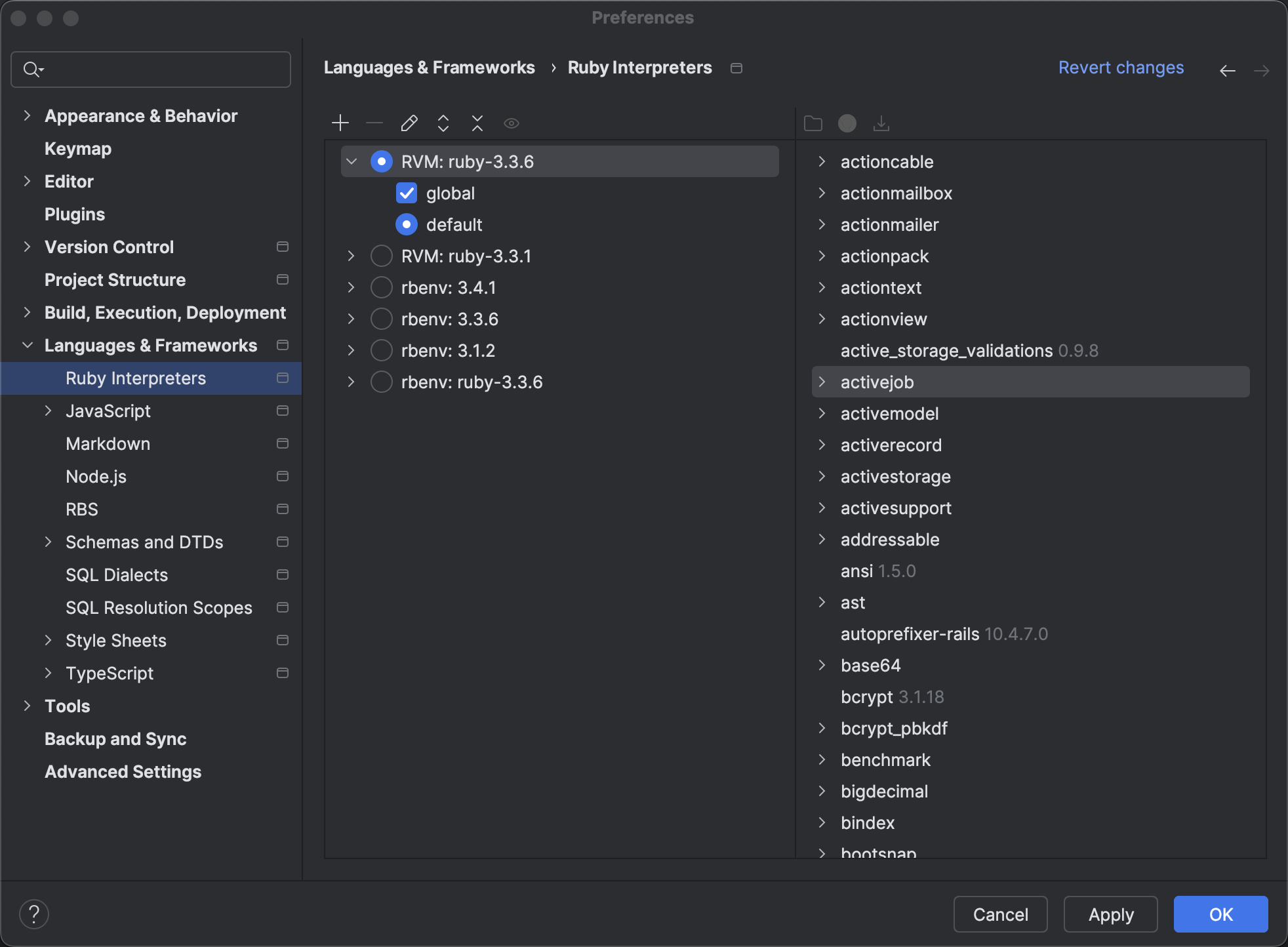 Configure a Ruby interpreter | RubyMine Documentation