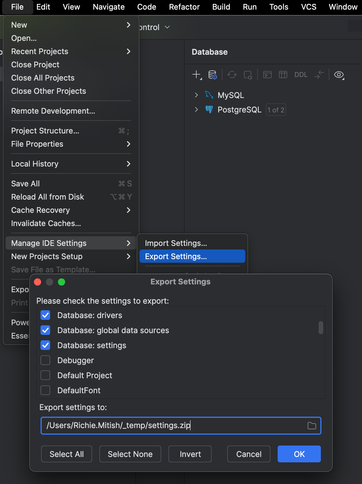 Data sources | IntelliJ IDEA Documentation