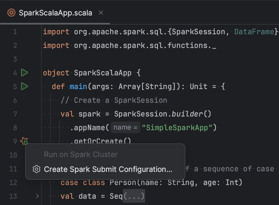 Create and run Spark application on cluster | IntelliJ IDEA Documentation