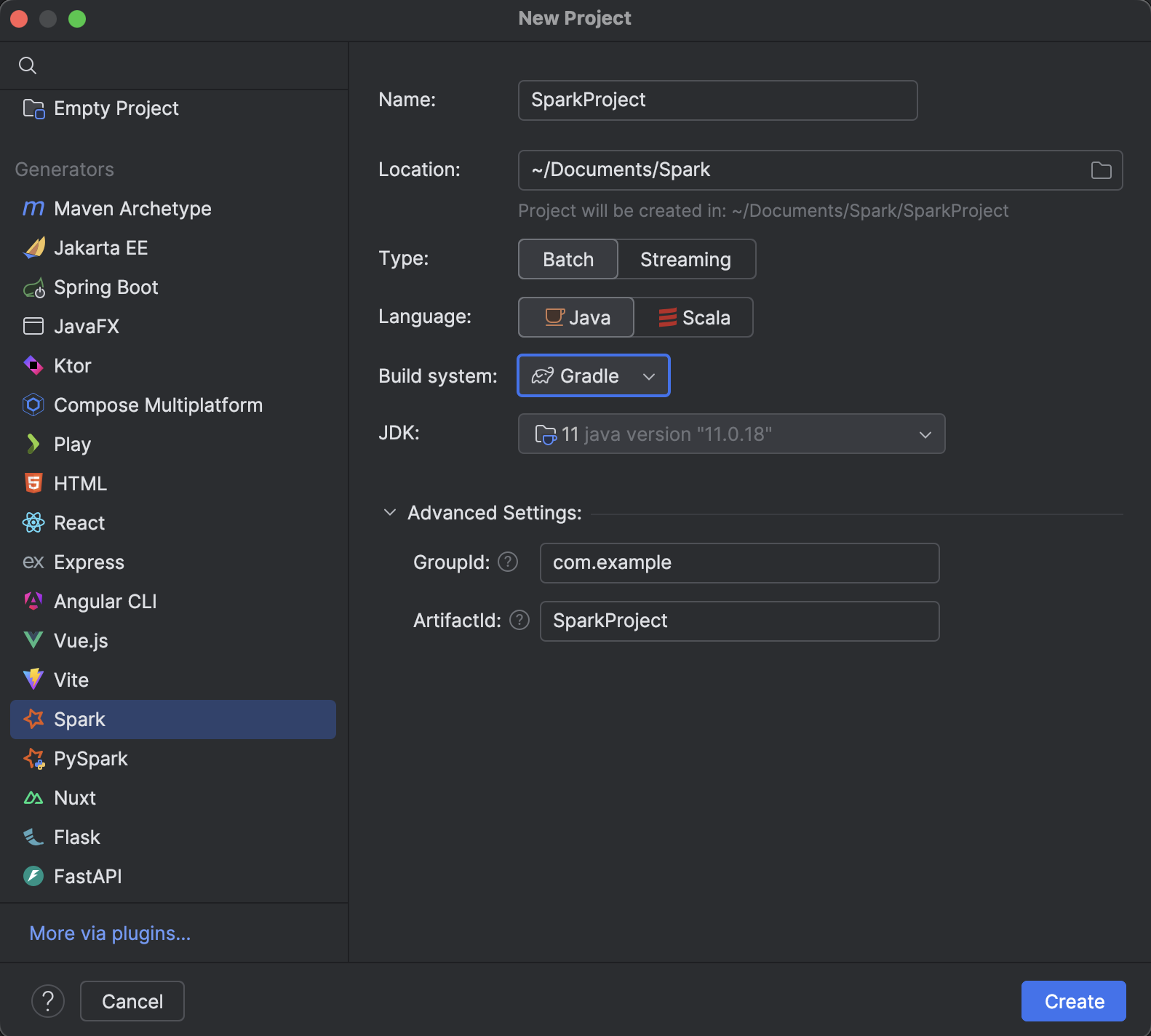 Create and run Spark application on cluster | IntelliJ IDEA Documentation