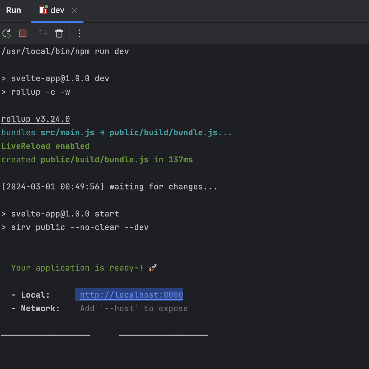 Svelte | WebStorm Documentation