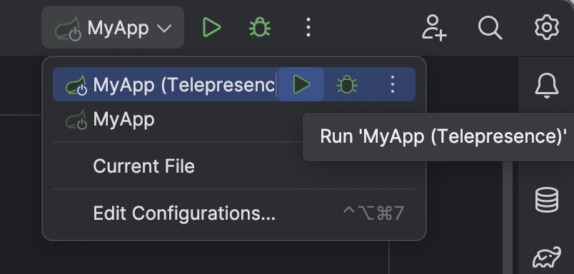 Remote debugging using Telepresence | IntelliJ IDEA Documentation