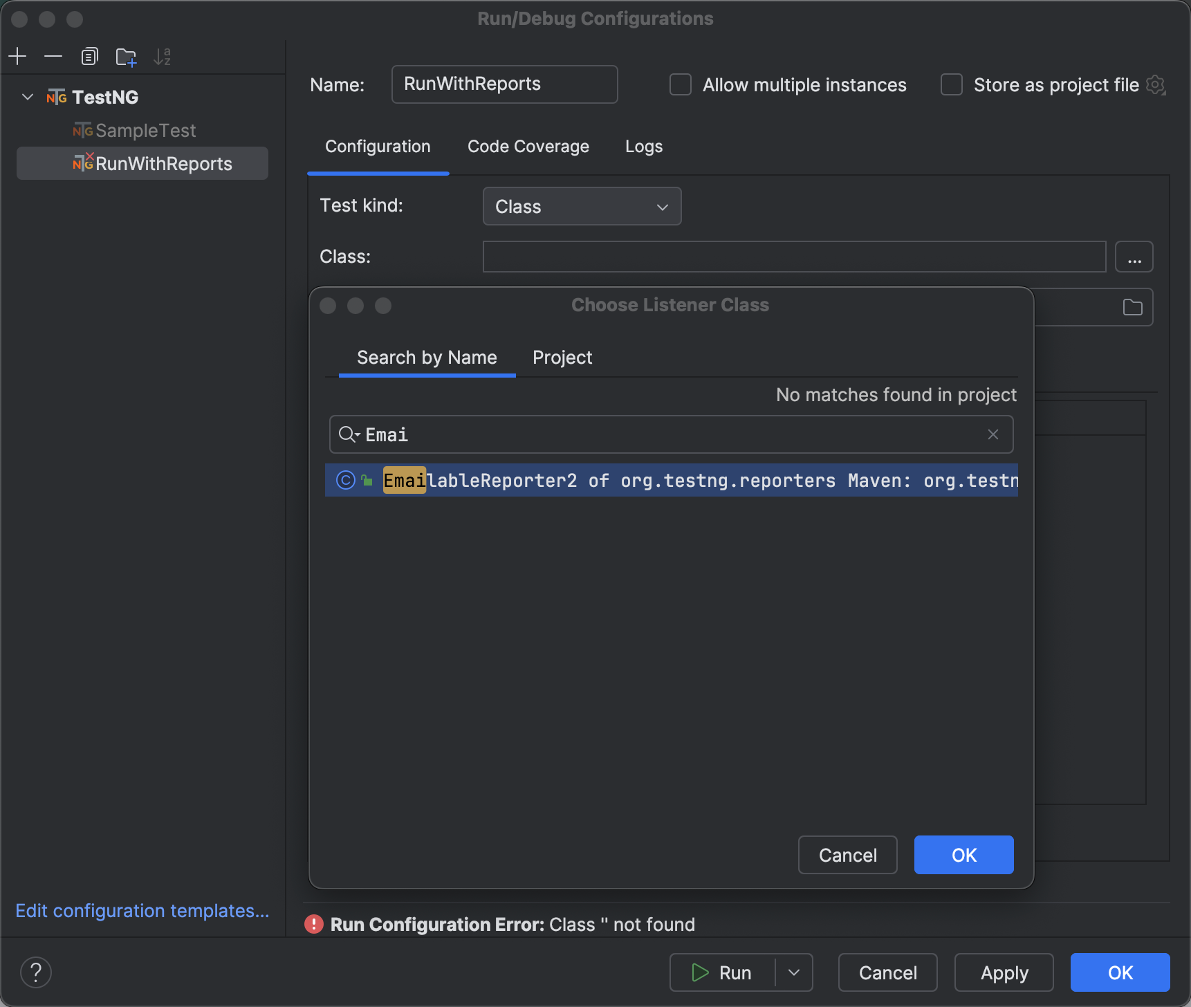 TestNG | IntelliJ IDEA 文档