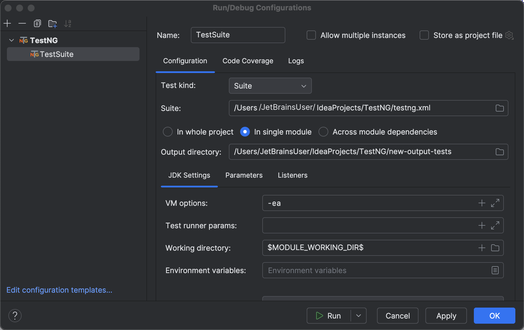 TestNG | IntelliJ IDEA Documentation