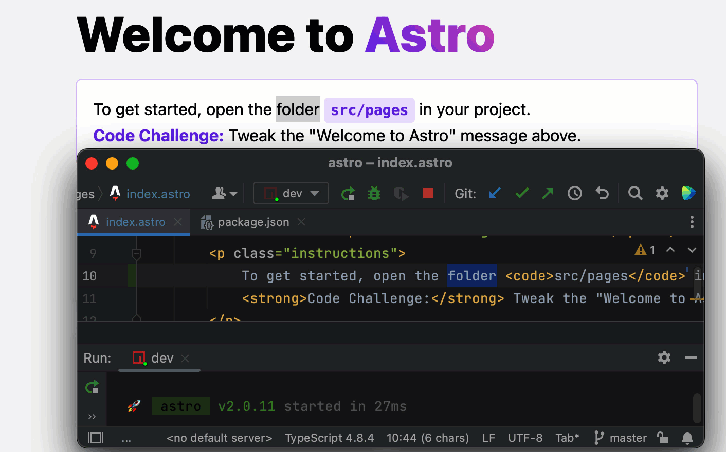 Astro | WebStorm Documentation