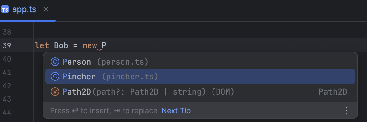 Code completion | WebStorm Documentation
