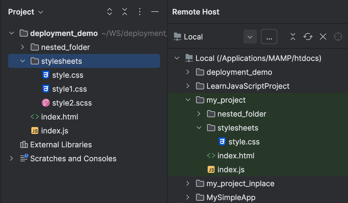 Exclude files and folders from uploading and downloading | WebStorm Documentation