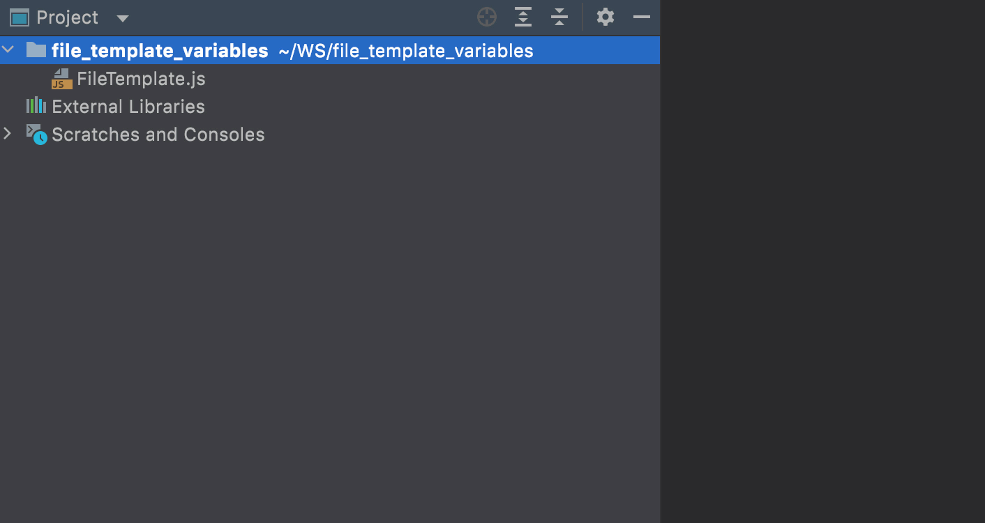File template variables | WebStorm Documentation
