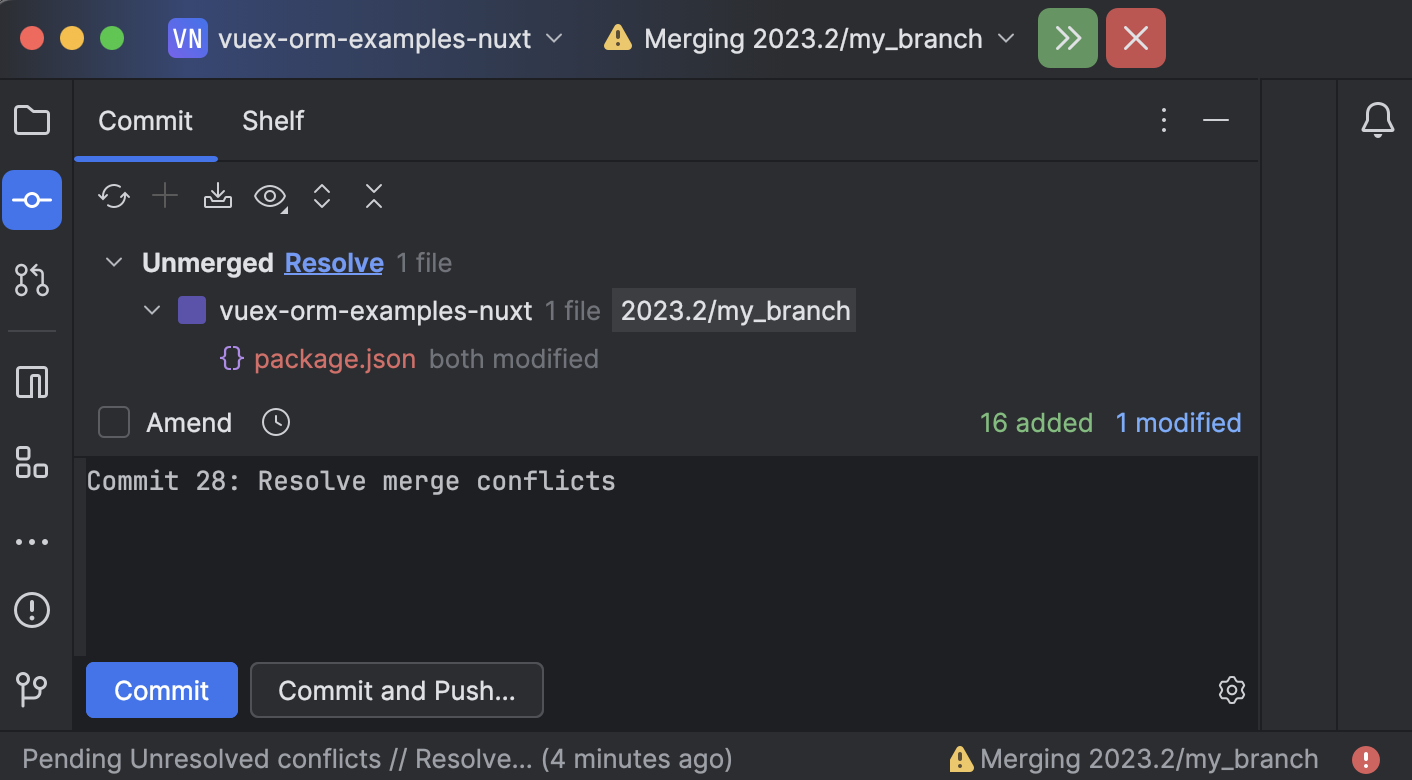 Resolve Git conflicts | WebStorm Documentation