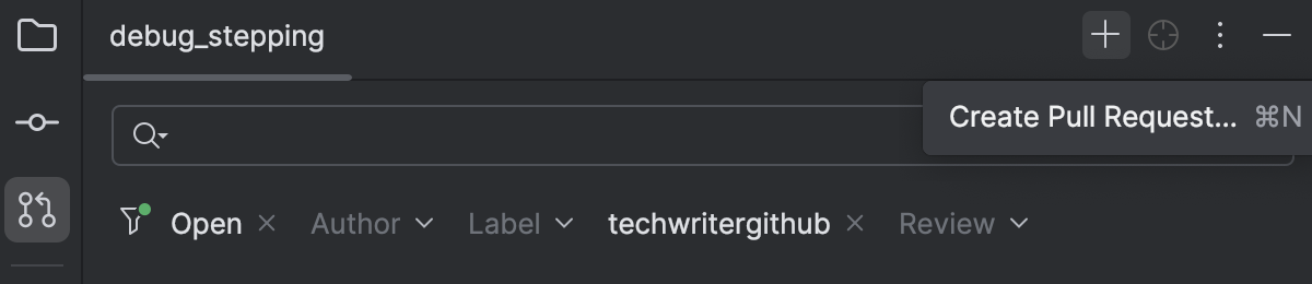 Work with GitHub pull requests | WebStorm Documentation