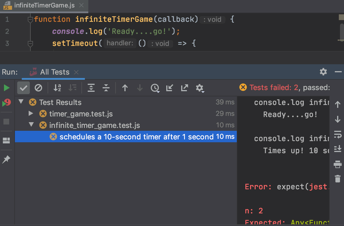 Jest | IntelliJ IDEA Documentation