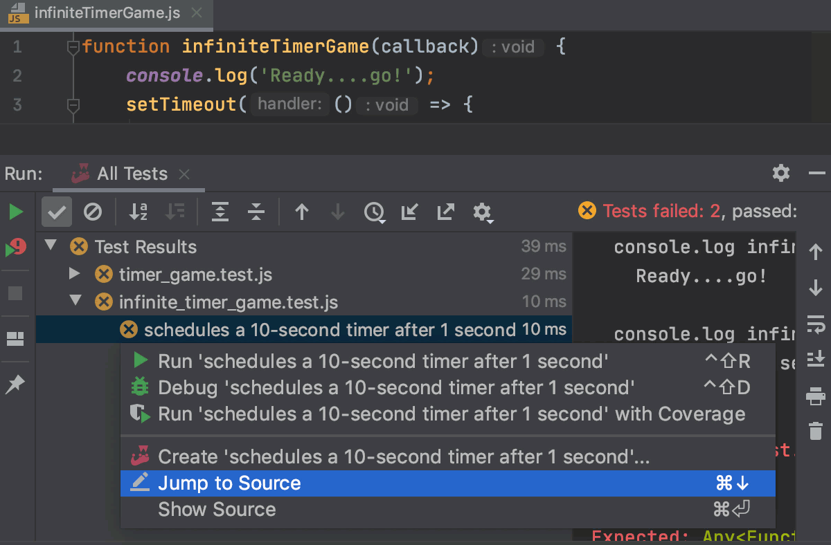 Jest | IntelliJ IDEA Documentation