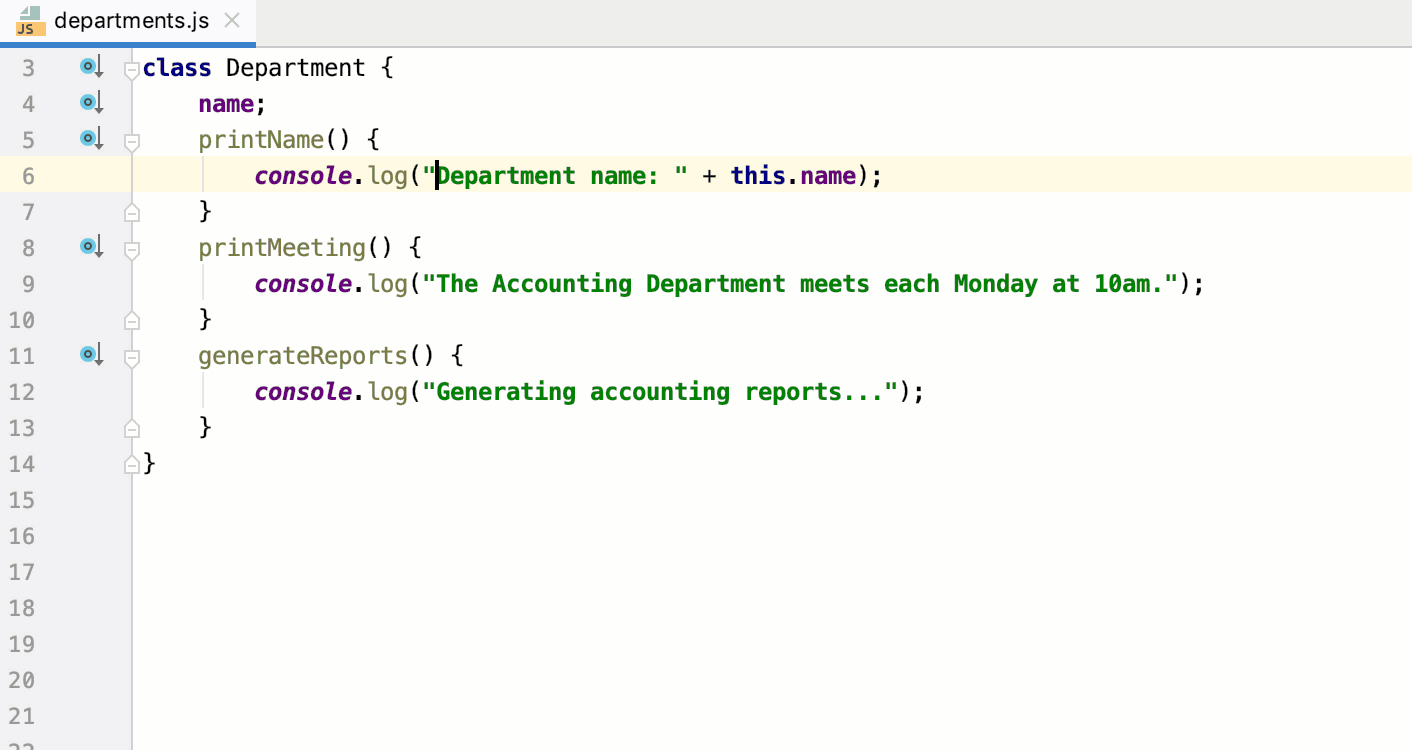 Refactoring JavaScript | WebStorm Documentation