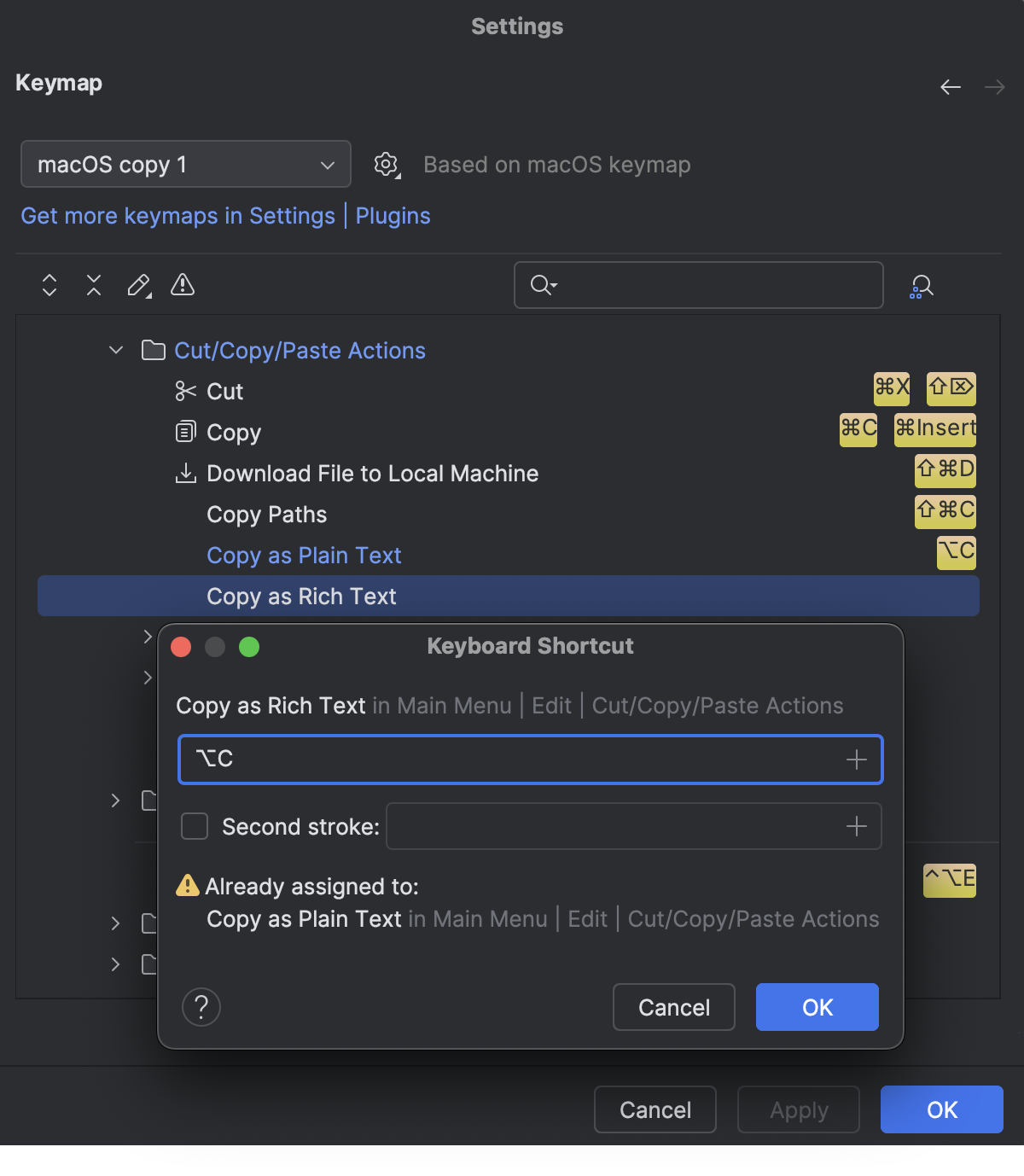 Configure keyboard shortcuts | WebStorm Documentation