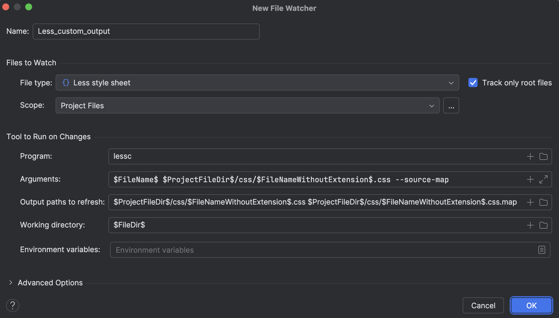 Sass, SCSS, and Less | IntelliJ IDEA Documentation
