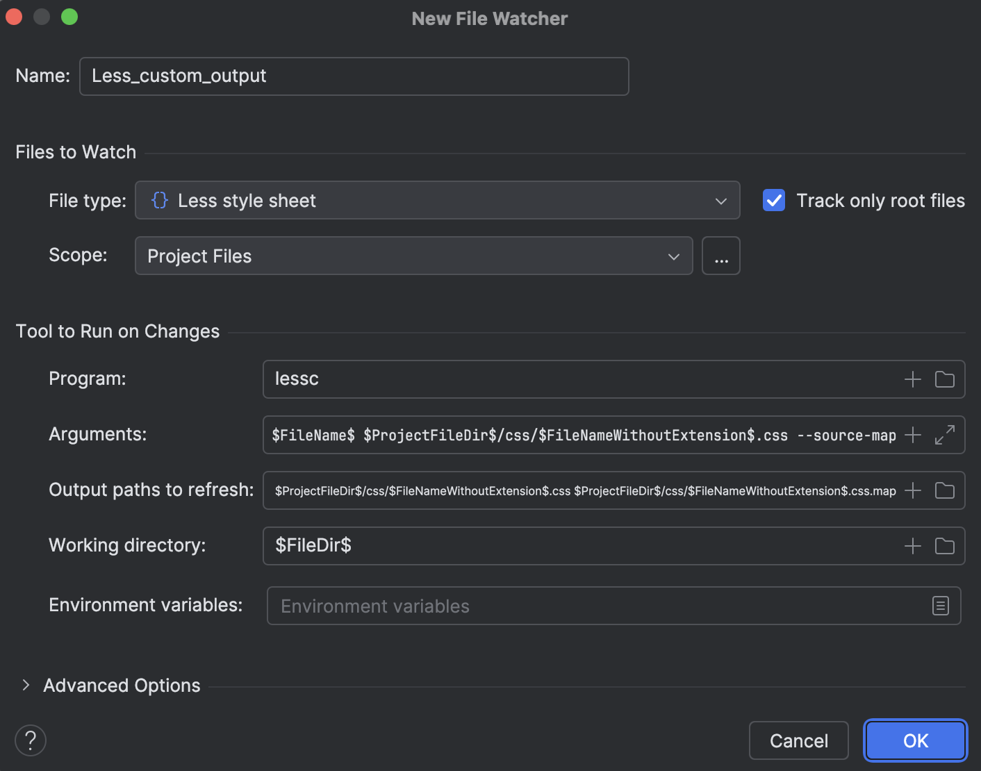 Sass, SCSS, and Less | IntelliJ IDEA Documentation