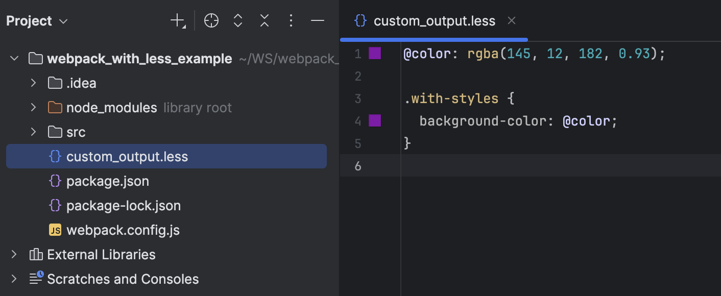 Sass, SCSS, and Less | WebStorm Documentation