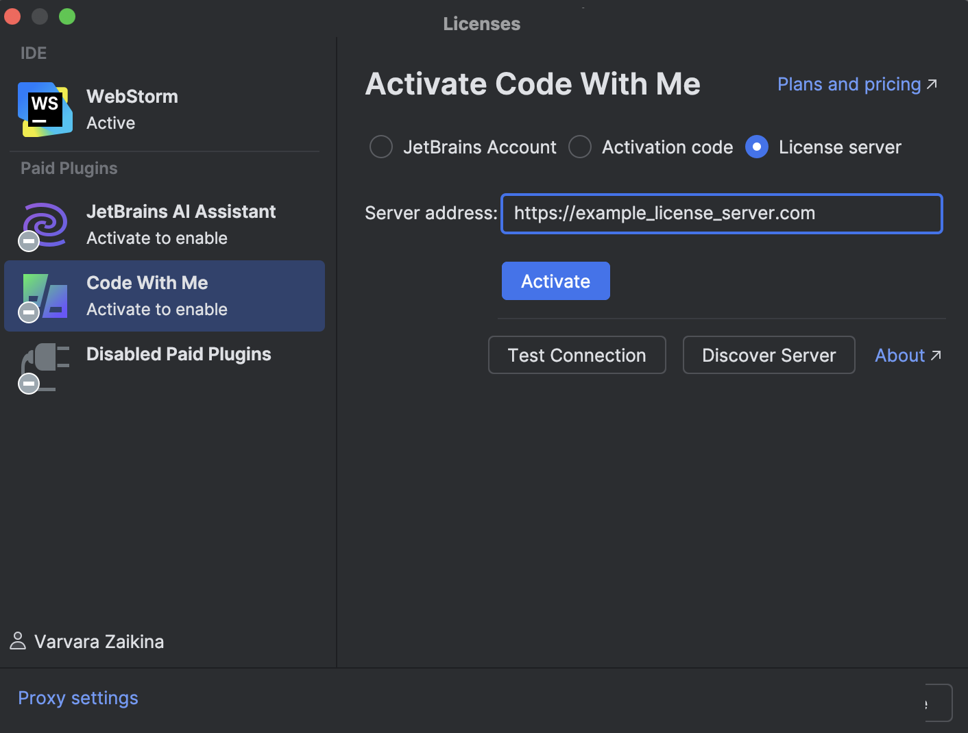 Getting started with Code With Me | WebStorm Documentation