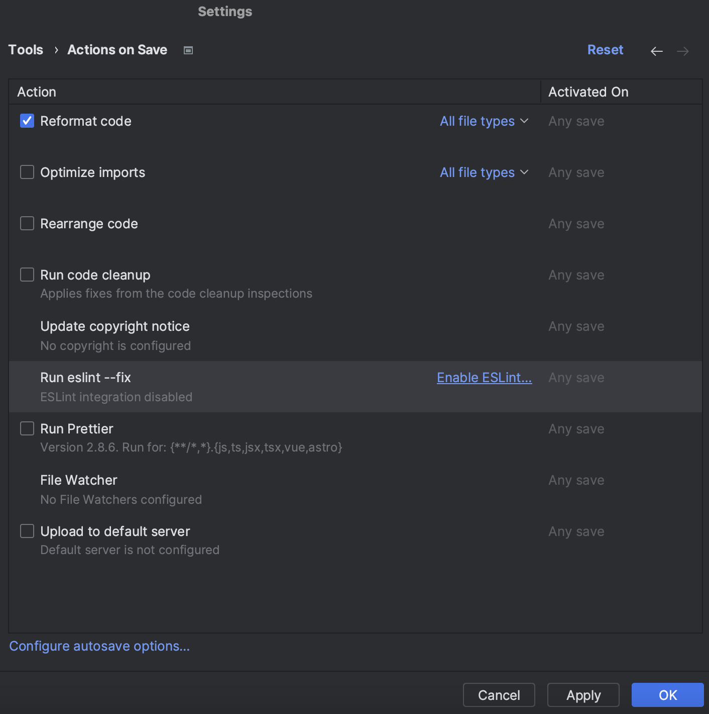 How to move from another JetBrains IDE to WebStorm | WebStorm Documentation