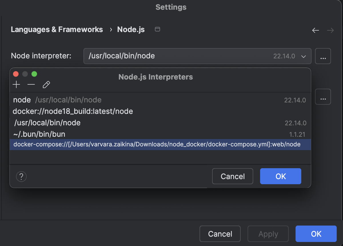 Configuring remote Node.js interpreters | WebStorm Documentation