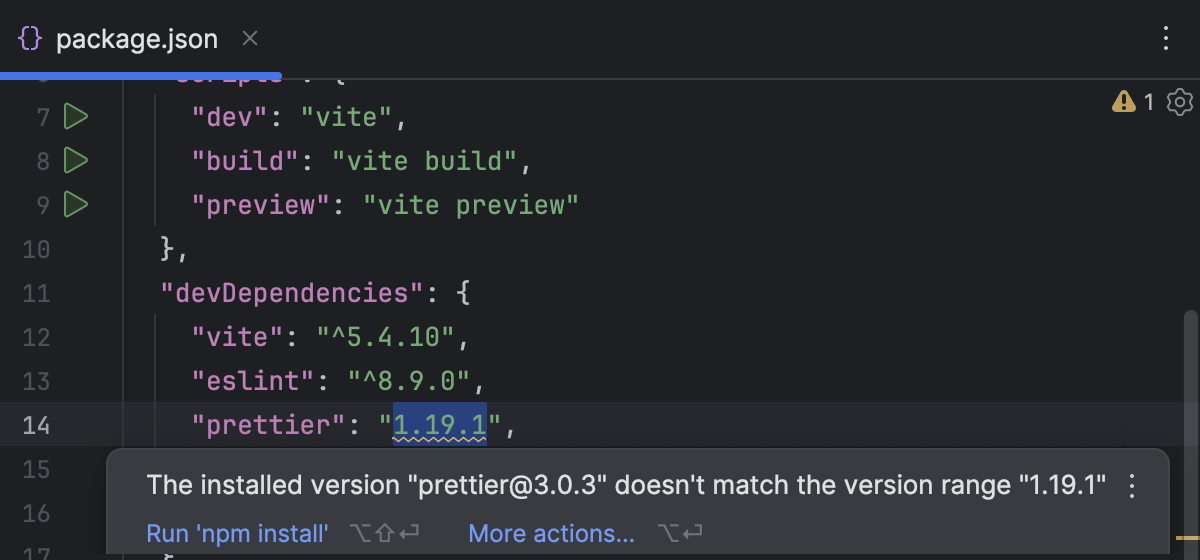 npm、pnpm 和 Yarn | WebStorm 文档