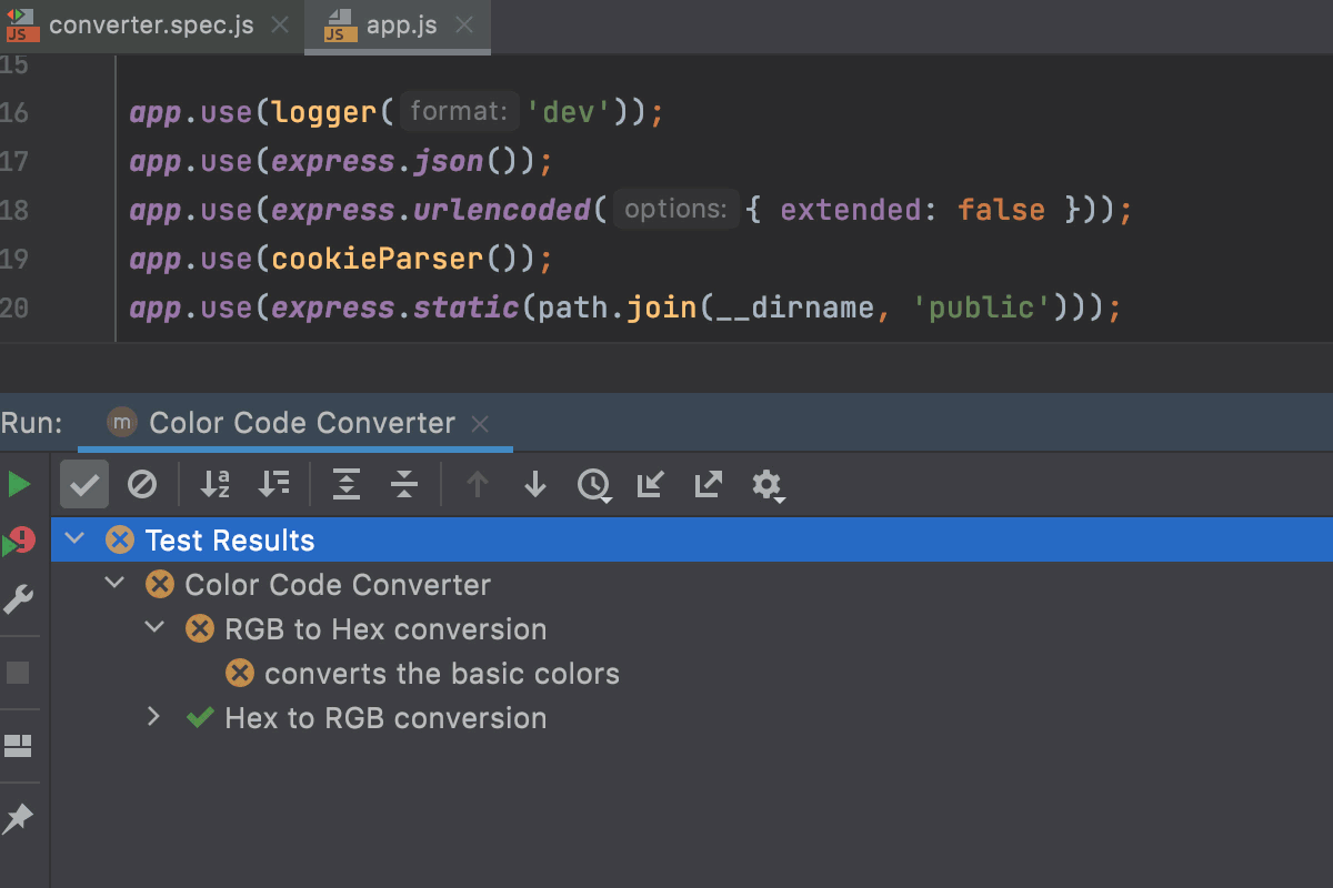 Testing Node.js | WebStorm Documentation