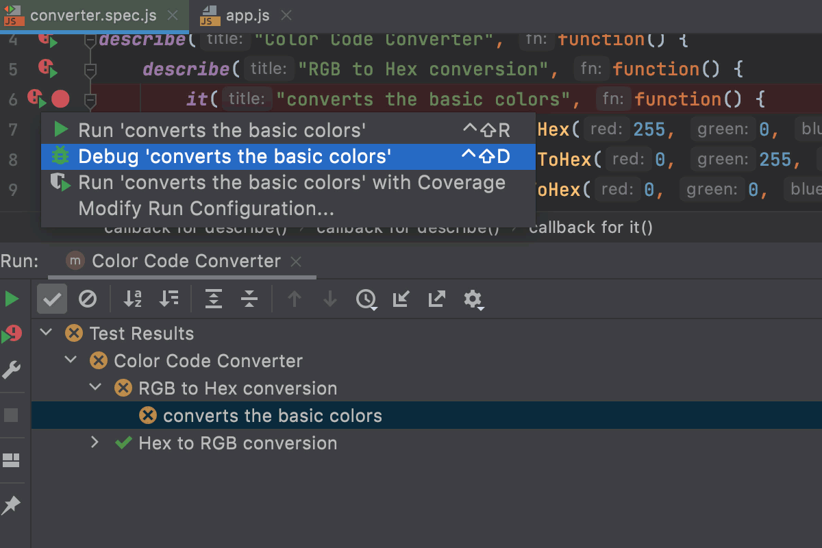Testing Node.js | WebStorm Documentation