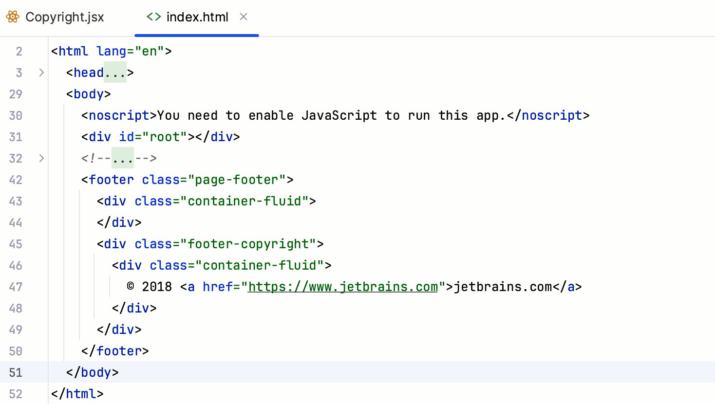 React | WebStorm 文档