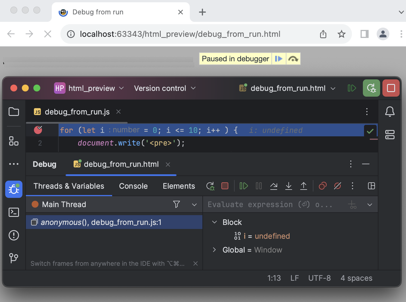 Debug JavaScript in Chrome | WebStorm Documentation