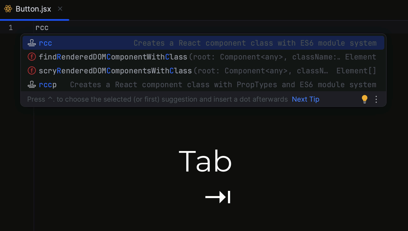 React | WebStorm 文档