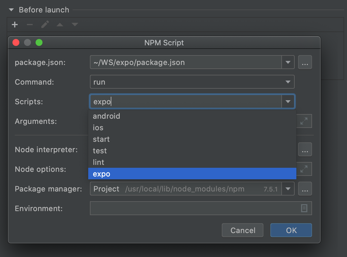 React Native | WebStorm Documentation