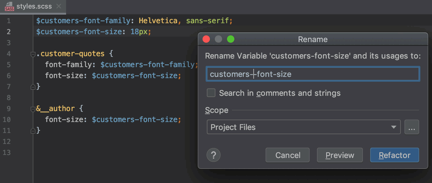 Style Sheets | IntelliJ IDEA Documentation