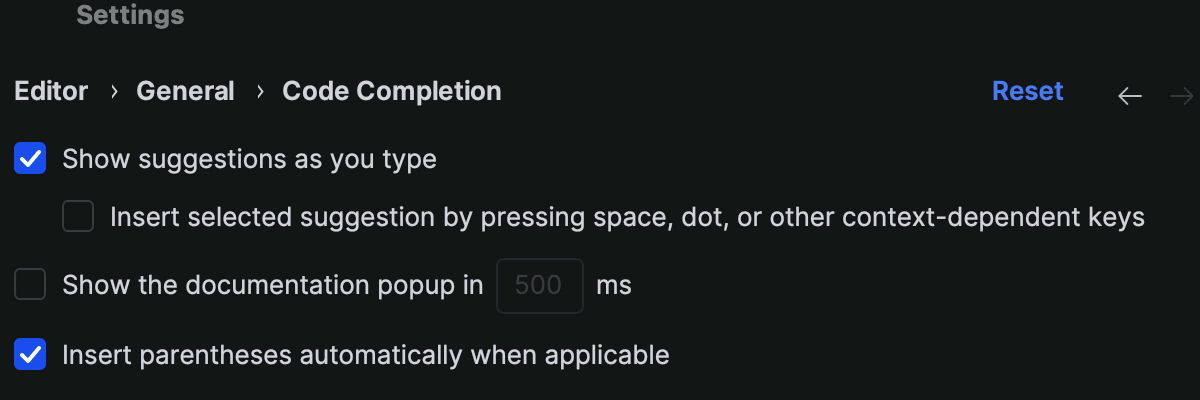 Code completion | WebStorm Documentation