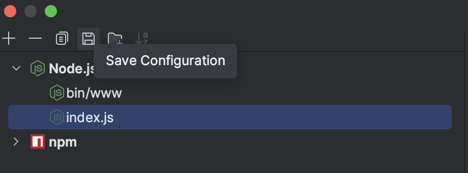 Run/debug configurations | WebStorm Documentation