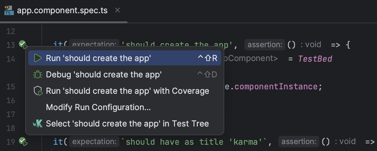 Testing Javascript Intellij Idea Documentation 