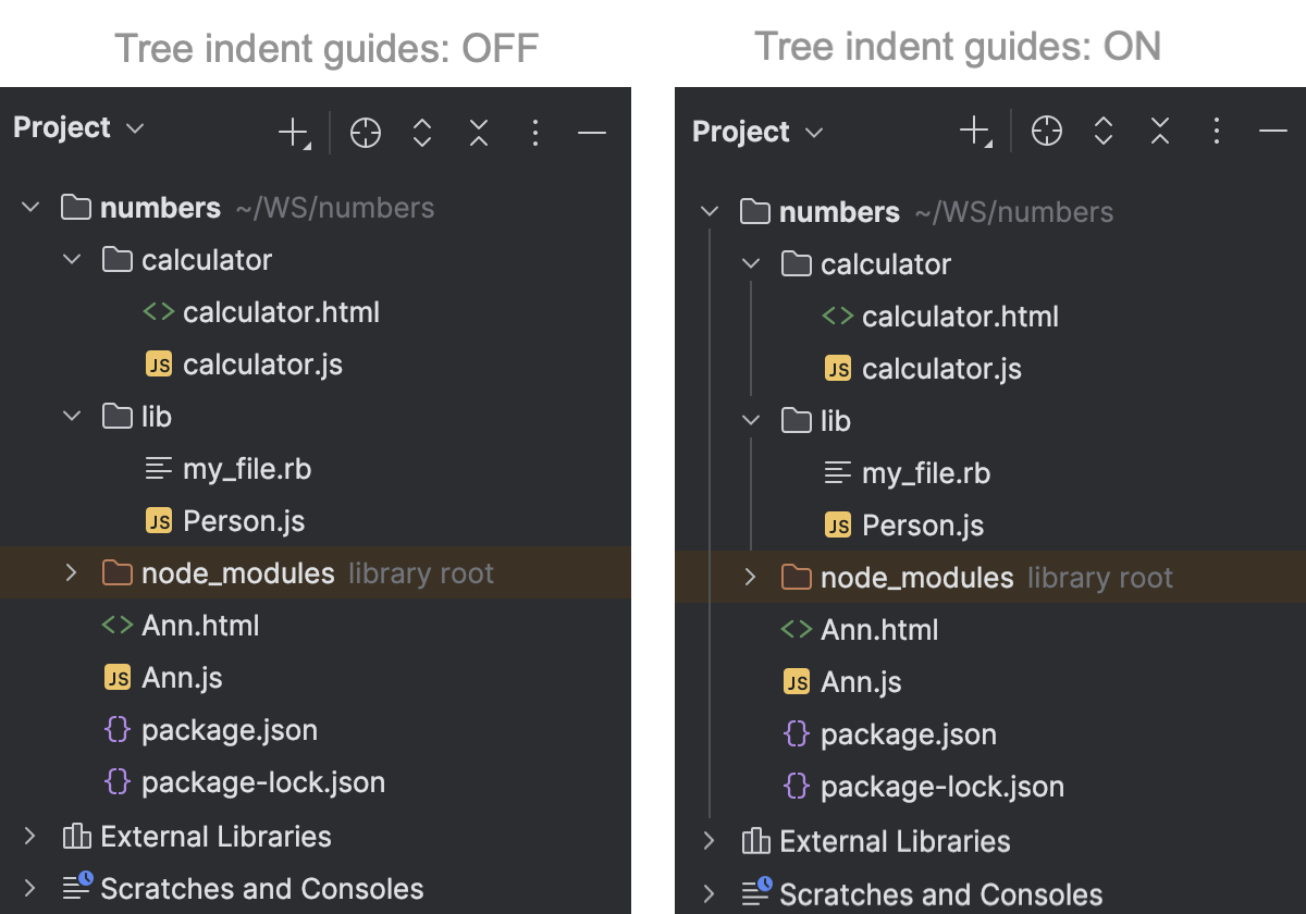 Project tool window | WebStorm Documentation