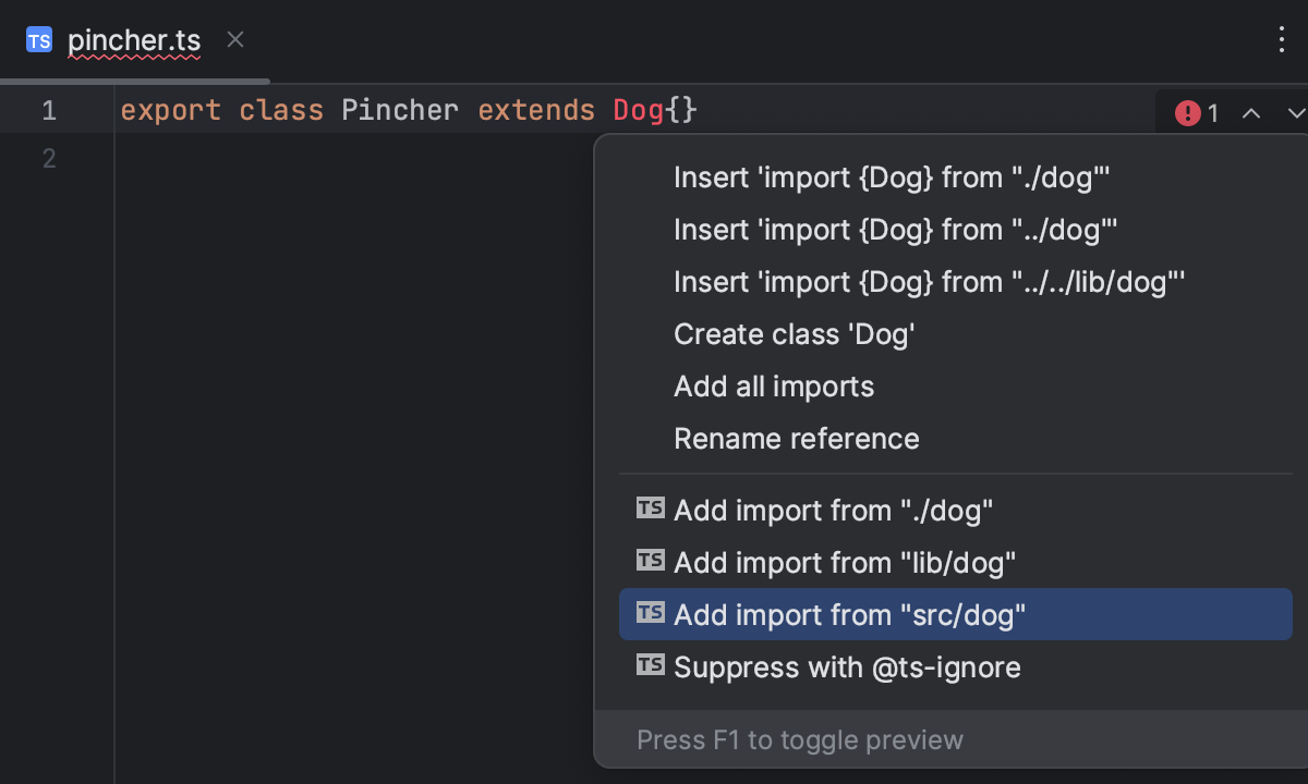 TypeScript | WebStorm Documentation