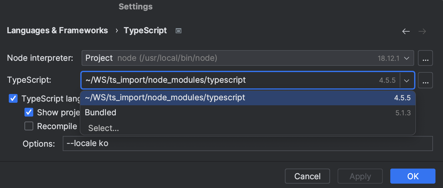 TypeScript | WebStorm 文档