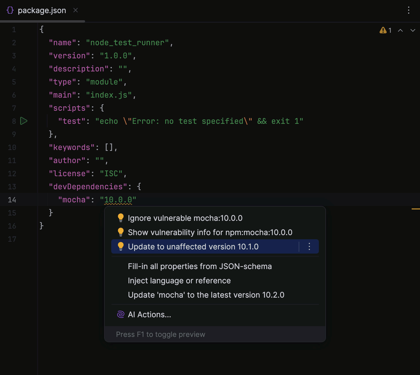 npm、pnpm 和 yarn | IntelliJ IDEA 文档