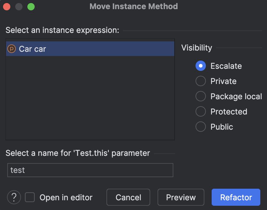 Move and copy refactorings | IntelliJ IDEA Documentation