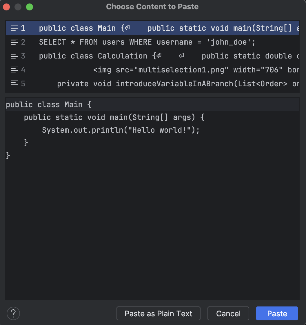 Pro tips | IntelliJ IDEA Documentation