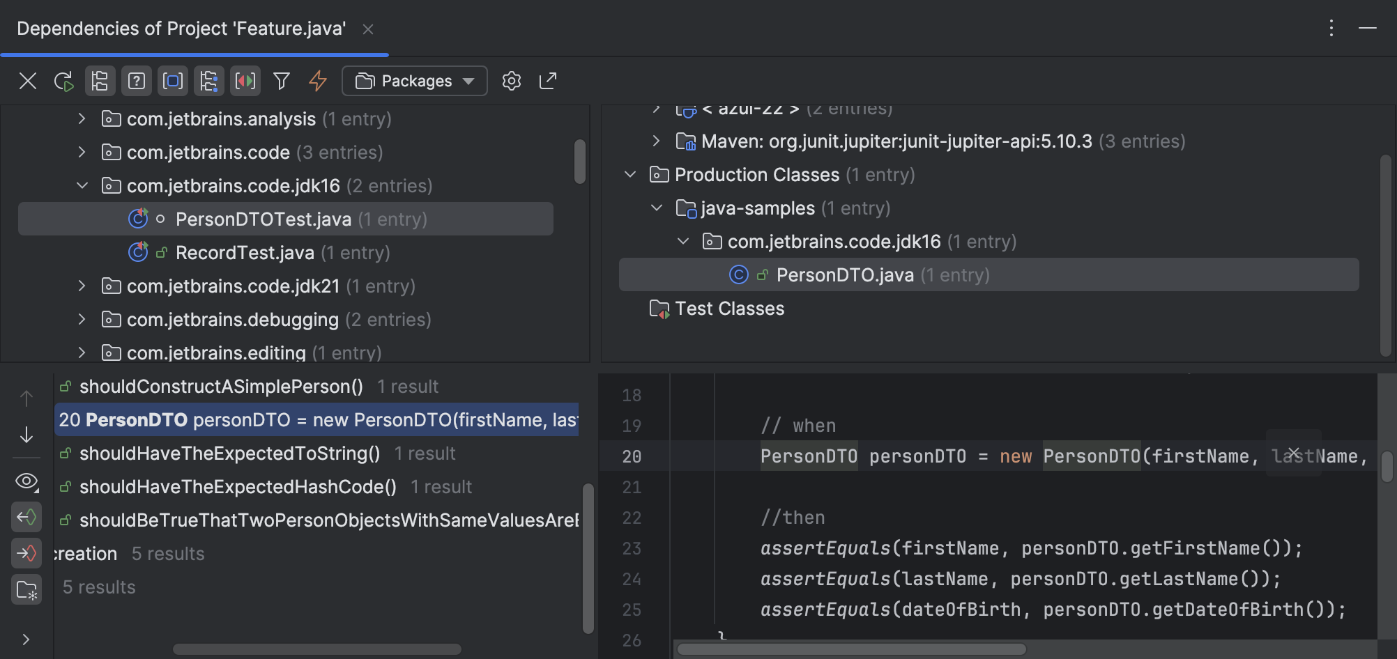 Dependencies analysis | IntelliJ IDEA Documentation